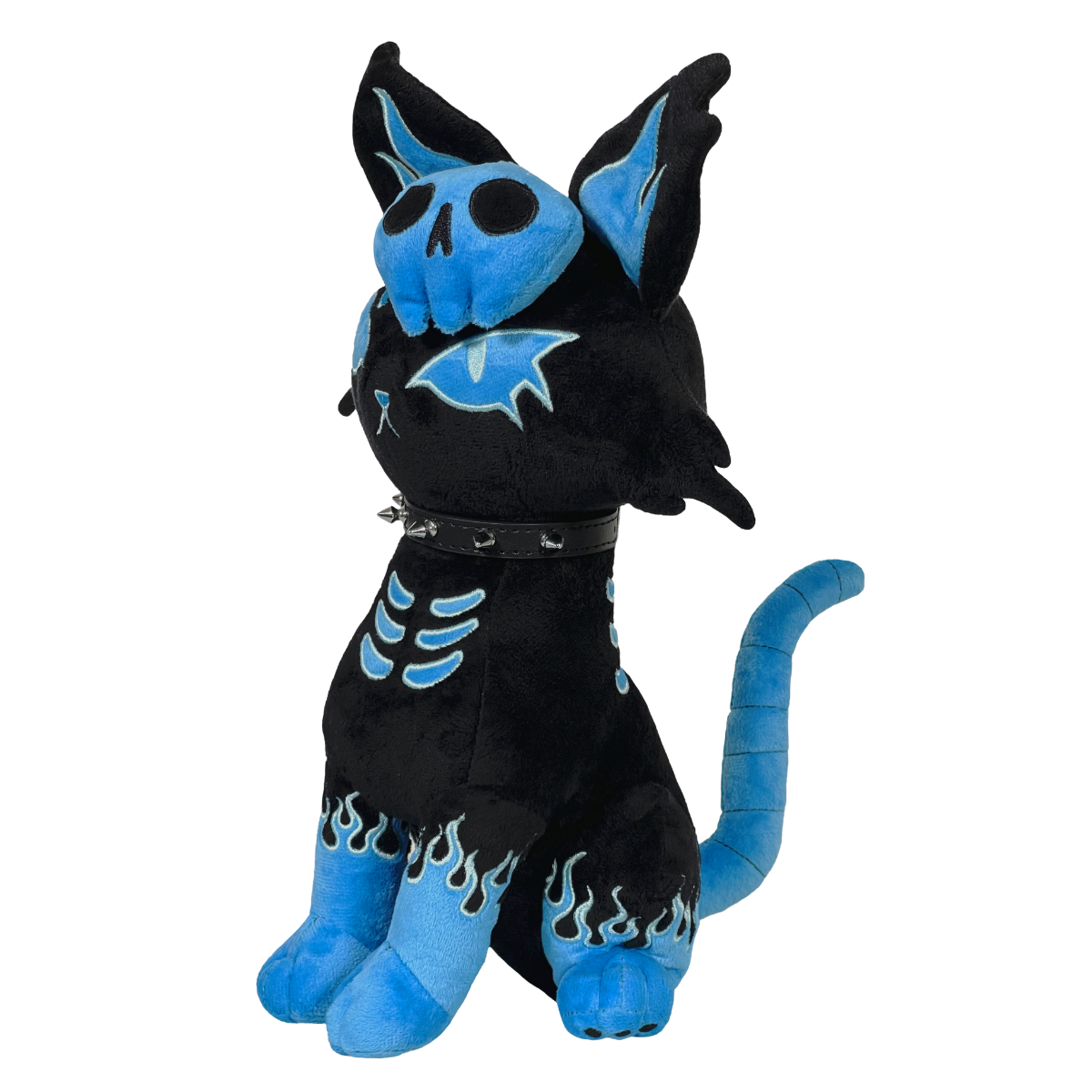 Arson Flame Cat Plush | Gothic and Witchy Toy | Demon Black Cat Stuffed ...