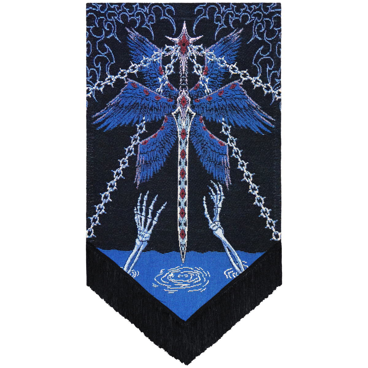 Winged Sword Wall Hanging | Gothic and Horror Wall Decor | Fallen ...